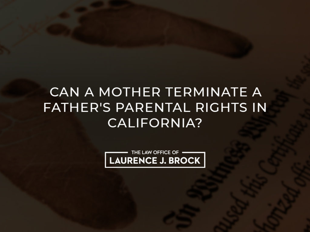 Can A Mother Terminate A Father s Parental Rights In California The can-a-mother-terminate-a-father-s-parental-rights-in-california-the